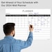Large Dry Erase Calendar for Wall 2 Month Yearly Wall Planner, Folded ...
