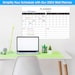 Large Dry Erase Calendar for Wall 2 Month Yearly Wall Planner, Folded ...