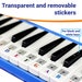 Piano Stickers for 32/37 Key Melodica-transparent and Removable With ...