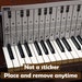 Piano and Keyboard Note Chart for 88 Keys, Use Behind the Keys, Ideal ...