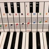 Piano and Keyboard Note Chart, Use Behind the Keys, Made With Foam PVC ...