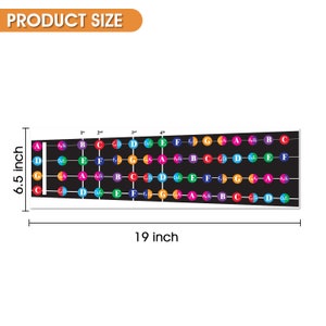 Color Coded Cello/viola Fretboard Note Chart, Learn to Play Cello/viola ...