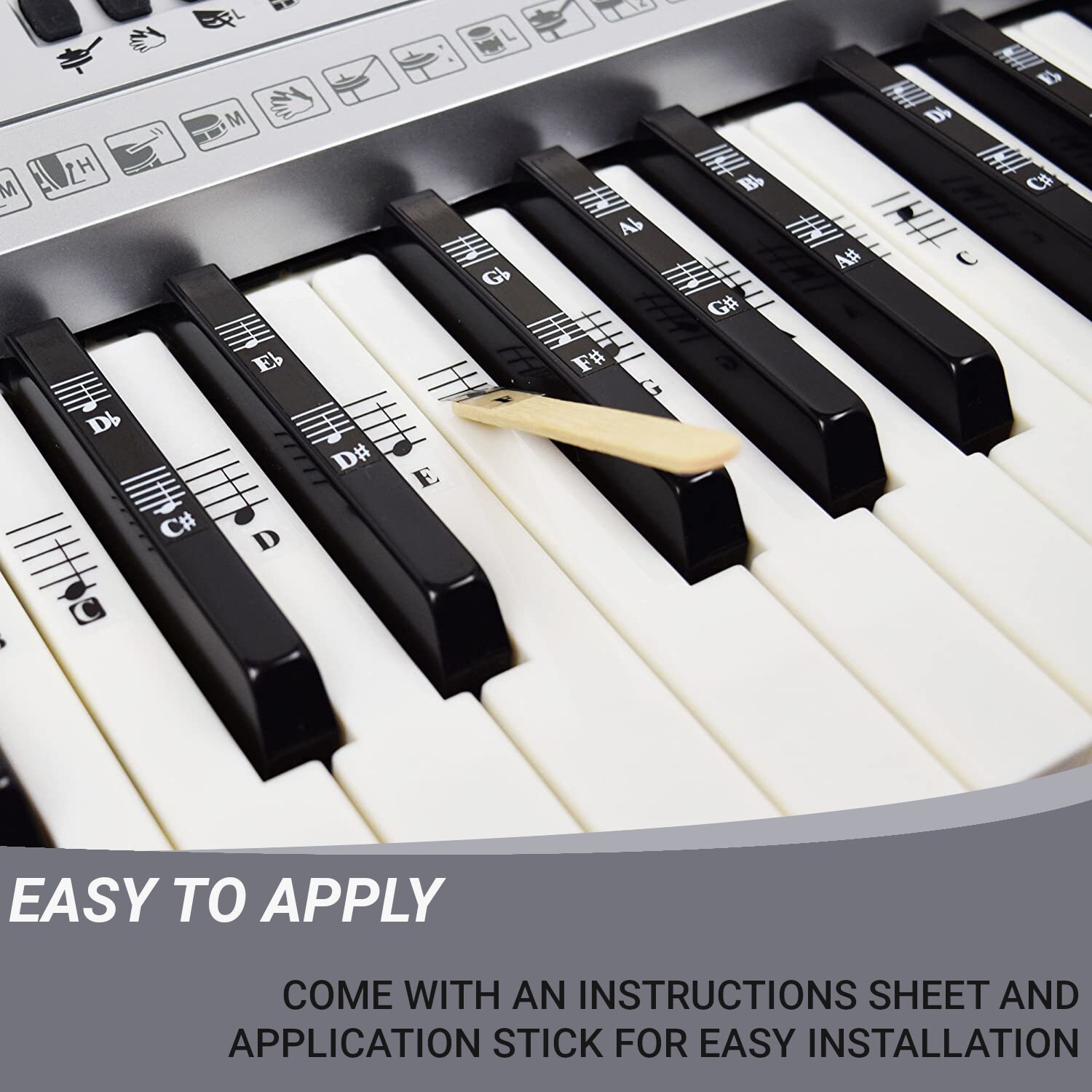 Piano and Keyboard Stickers and Complete Piano Music Lesson - Etsy