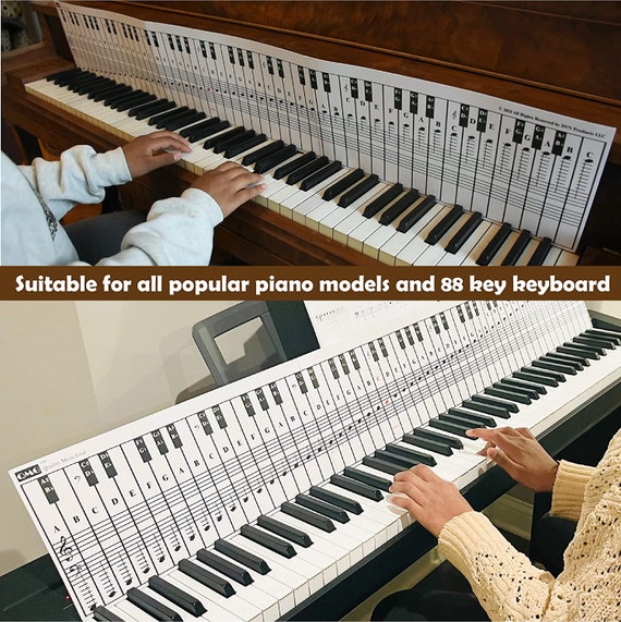 Piano Keyboard Layout 88 Keys