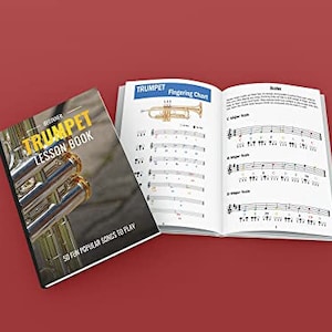 Beginner Trumpet Lesson Book, Suitable for All Levels, Color Coded ...