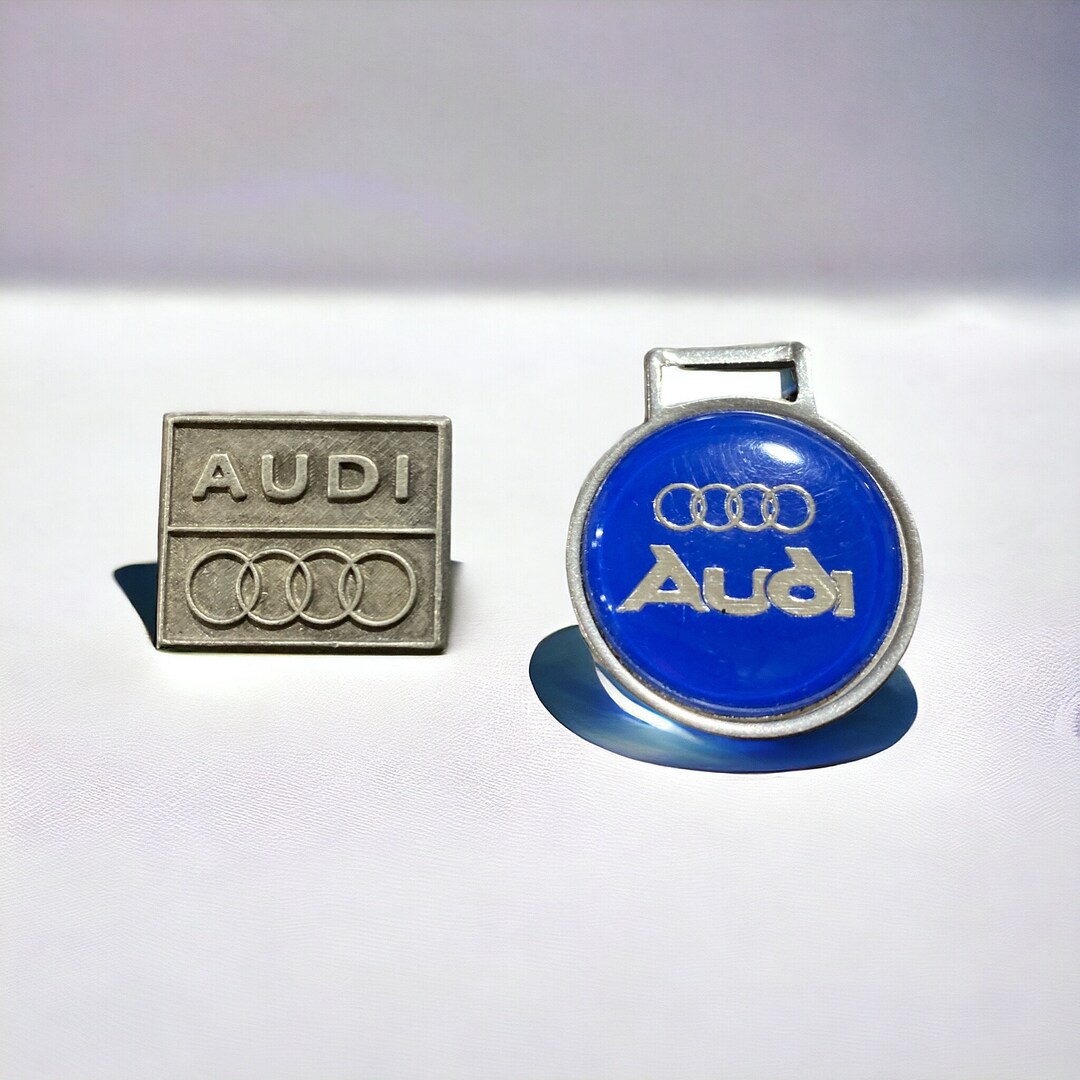 Audi Logo Trinket Items Pin With Fob Made in England - Etsy