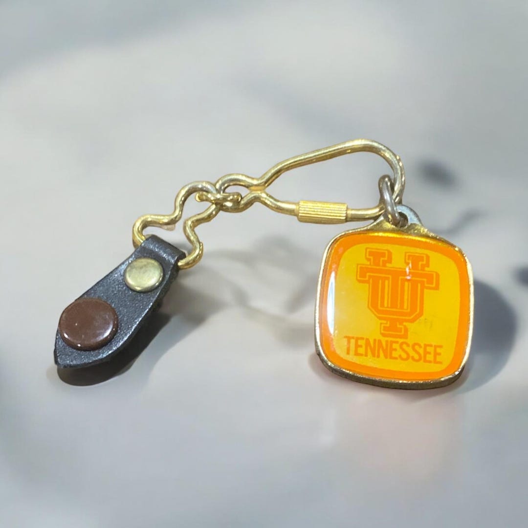 University of Tennessee Vintage Keychain Wincraft USA UT Logo 1.25" X 1 ...