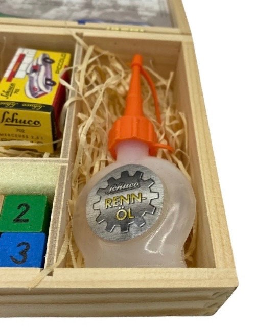 Schuco Piccolo Race Car Set: 50 Year Collector's Edition in Wood Box - Etsy