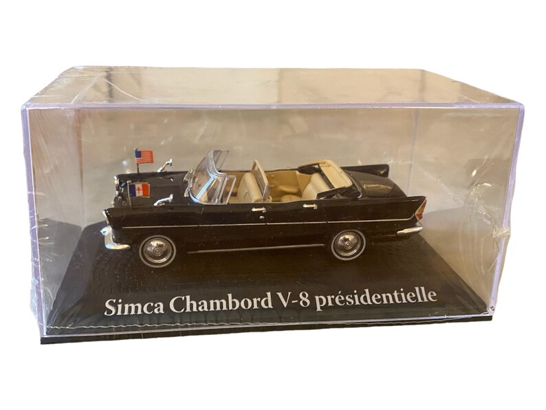 Simca Chambord Presidential Limo JFK Charles De Gualle Atlas Diecast ...