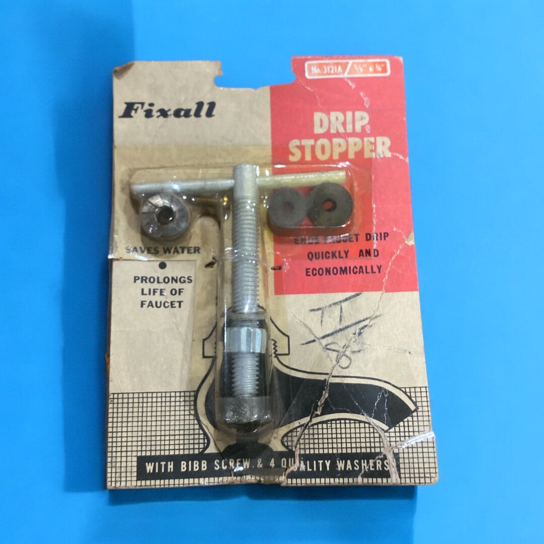 Vintage Fixall Drip Stopper - Hardware Store Advertising Find - Etsy
