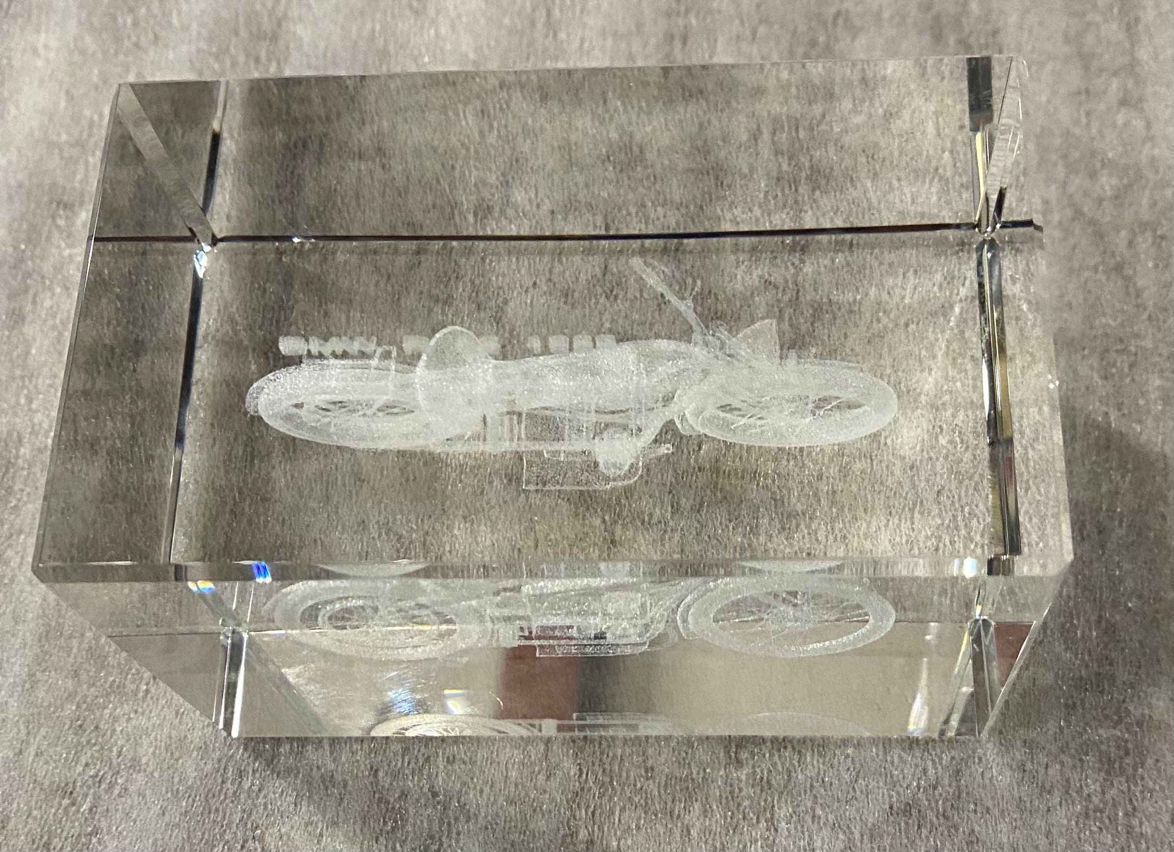 Heavy Glass Paperweight Etched BMW Motorcycle 1923 R32 4 - Etsy