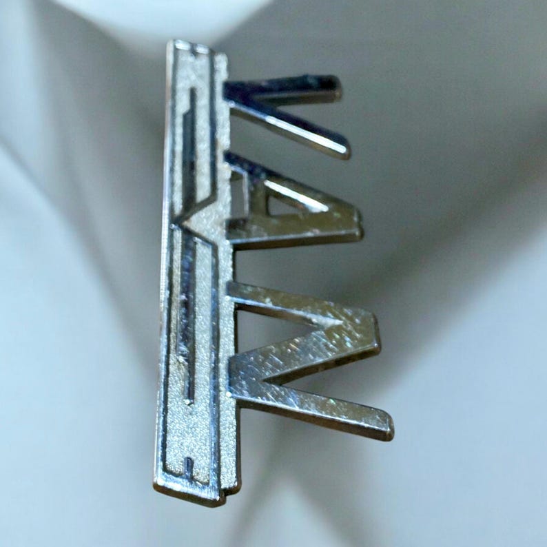 Vintage Chrome "van" Emblem -badge - Etsy