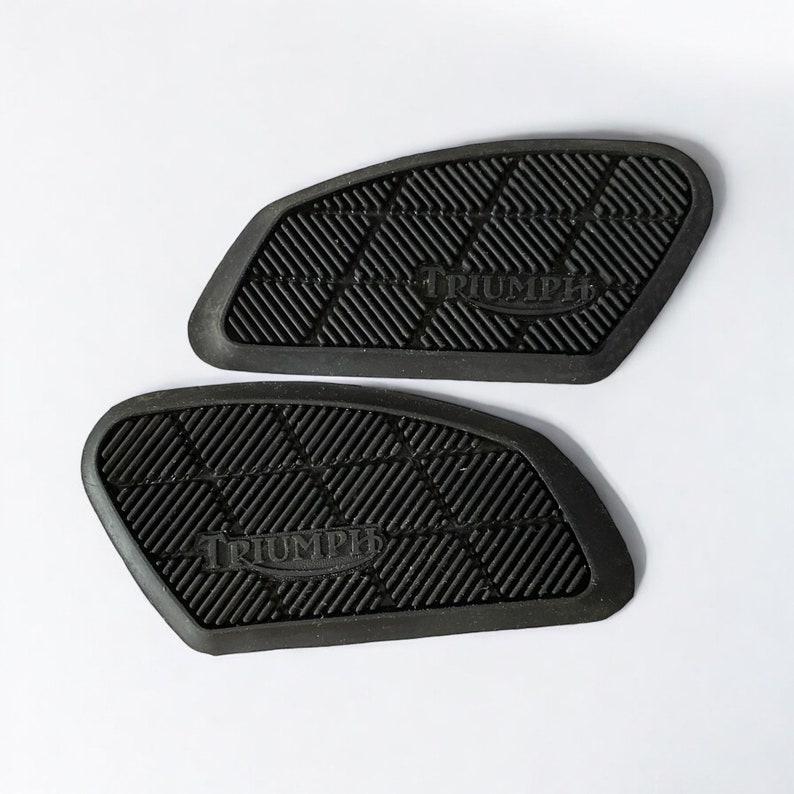 Triumph Bonneville 500 T100 Knee Tank Pads Rubber Mats Motorcycle T120 ...