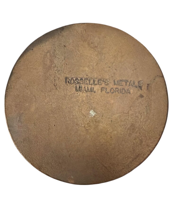 1972 Mini Ocean Race Palm Beach Bronze Medallion Sailboat Coin Roselli ...