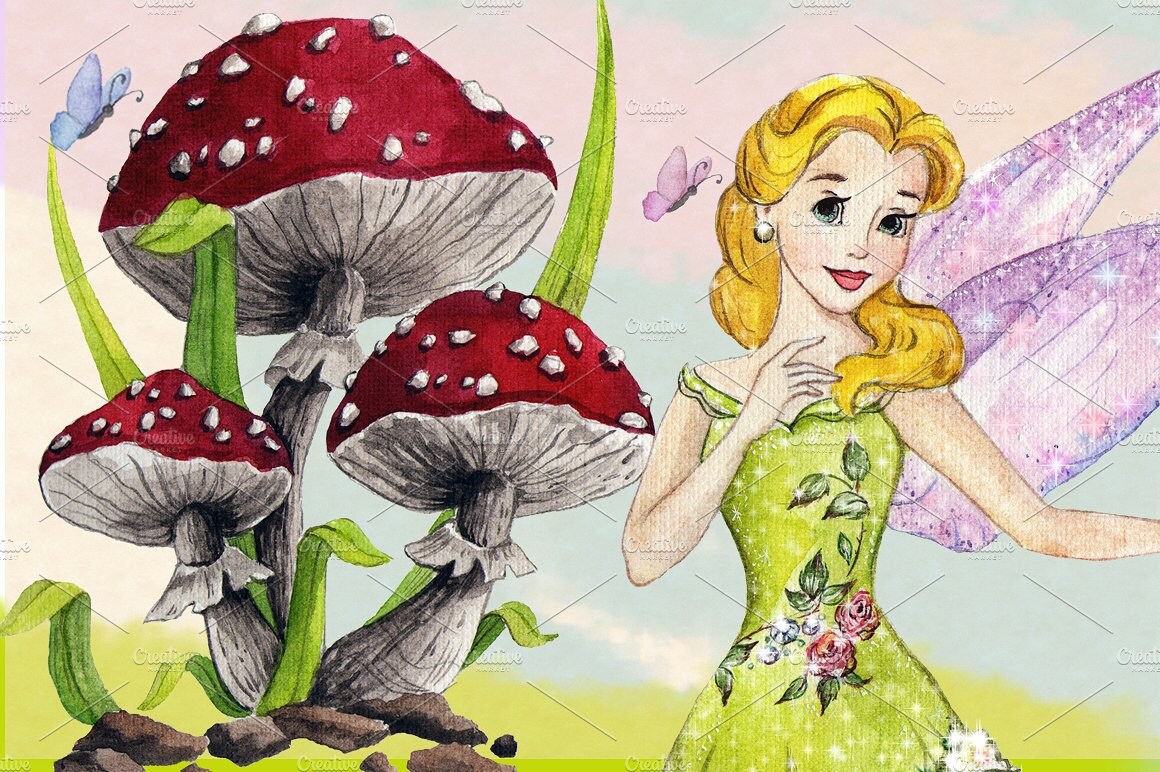 Watercolor Fairies, Fairies Clipart, Fairies and Pixies, Fairy ...