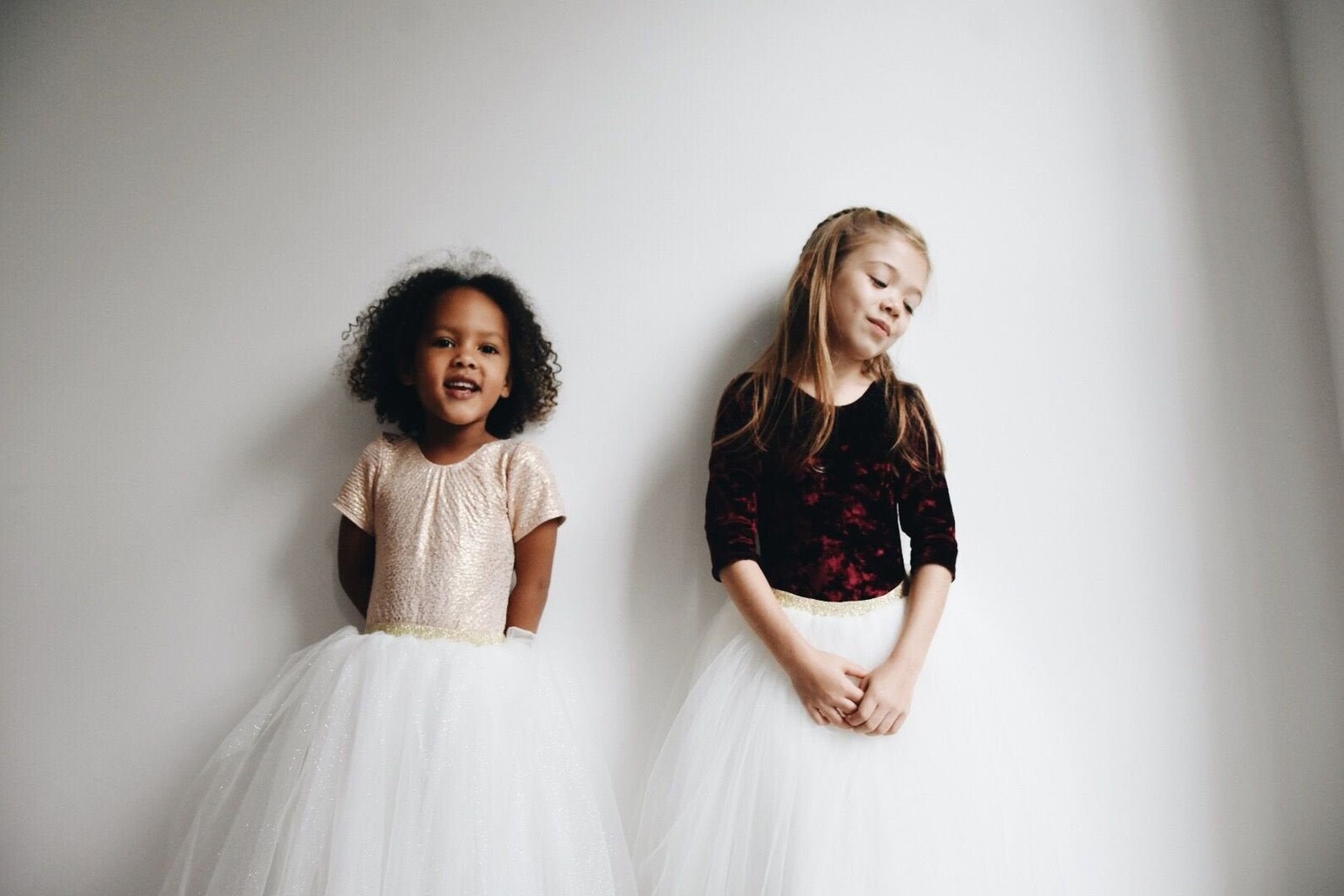 Handmade Long Tulle Sparkly Tutu Flower Girl Ballet Skirt. - Etsy