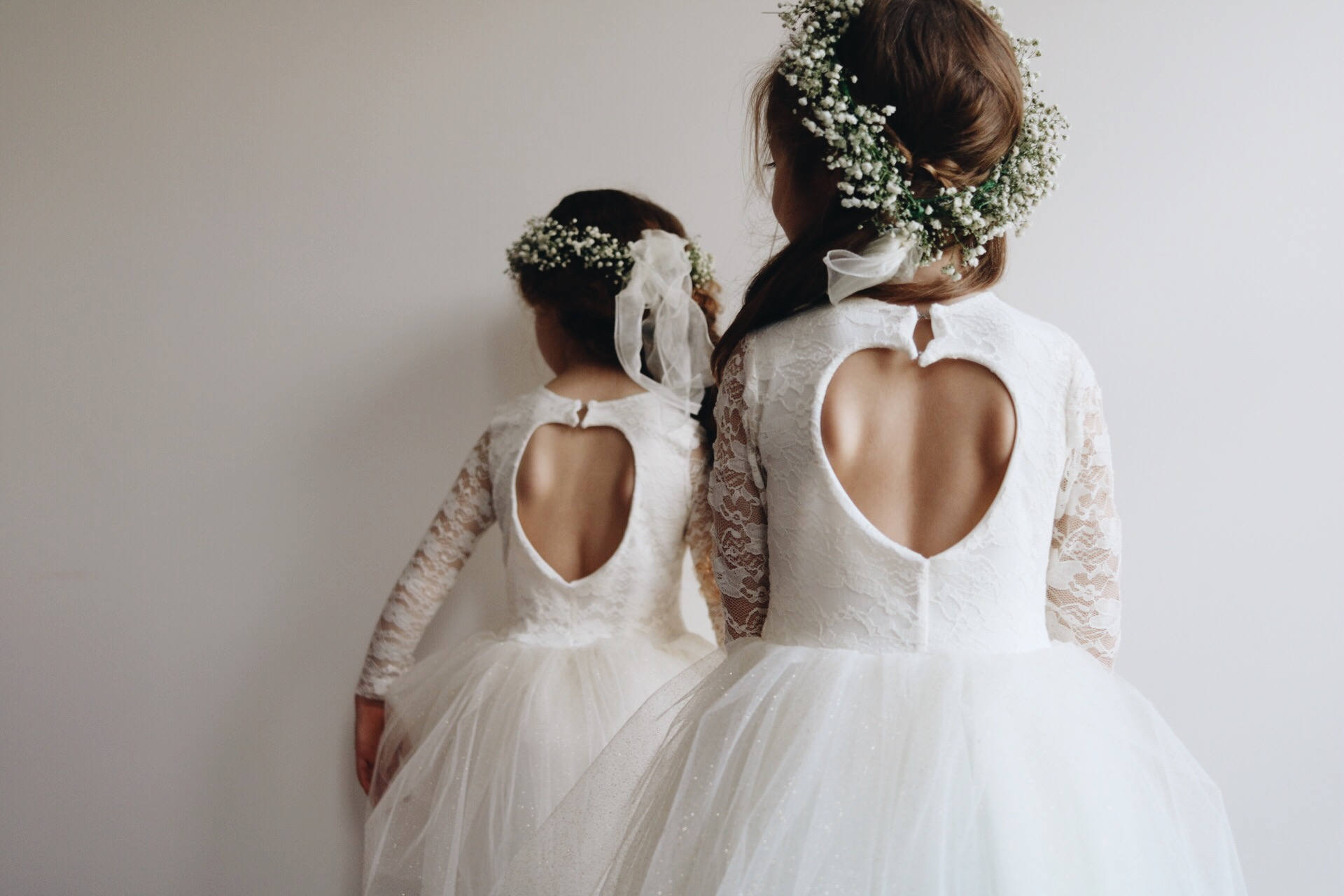 Handmade Lace Long Sleeved Flower Girl Dress Boho Chic - Etsy