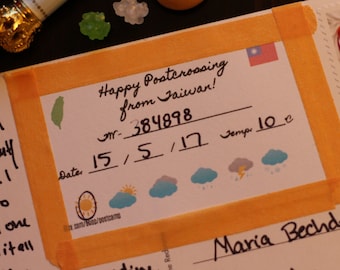 Gummed Vintage-style Stamps Pelican Art Stamp Postcrossing - Etsy