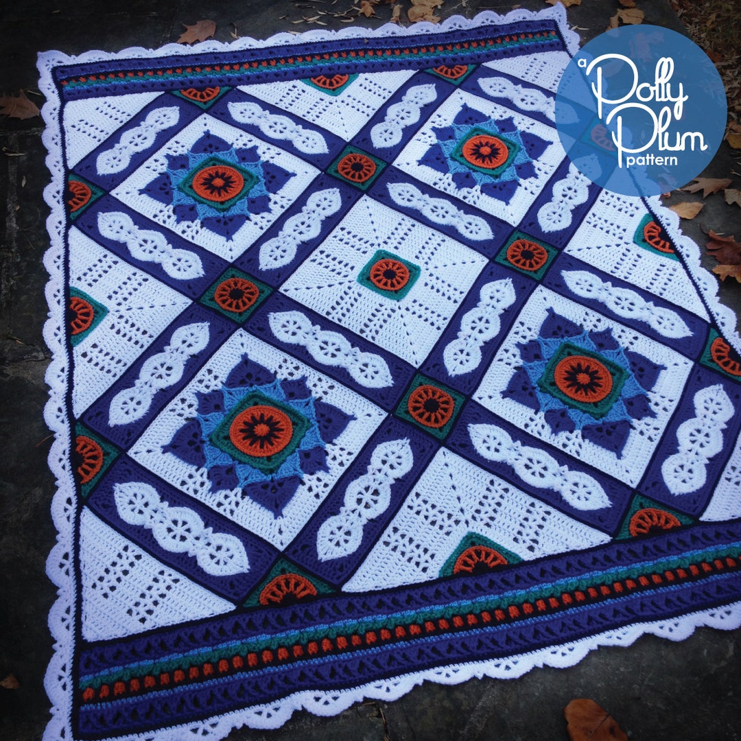 Crochet Pattern - Crochet Pattern - A Day at the Grand Bazaar Afghan ...