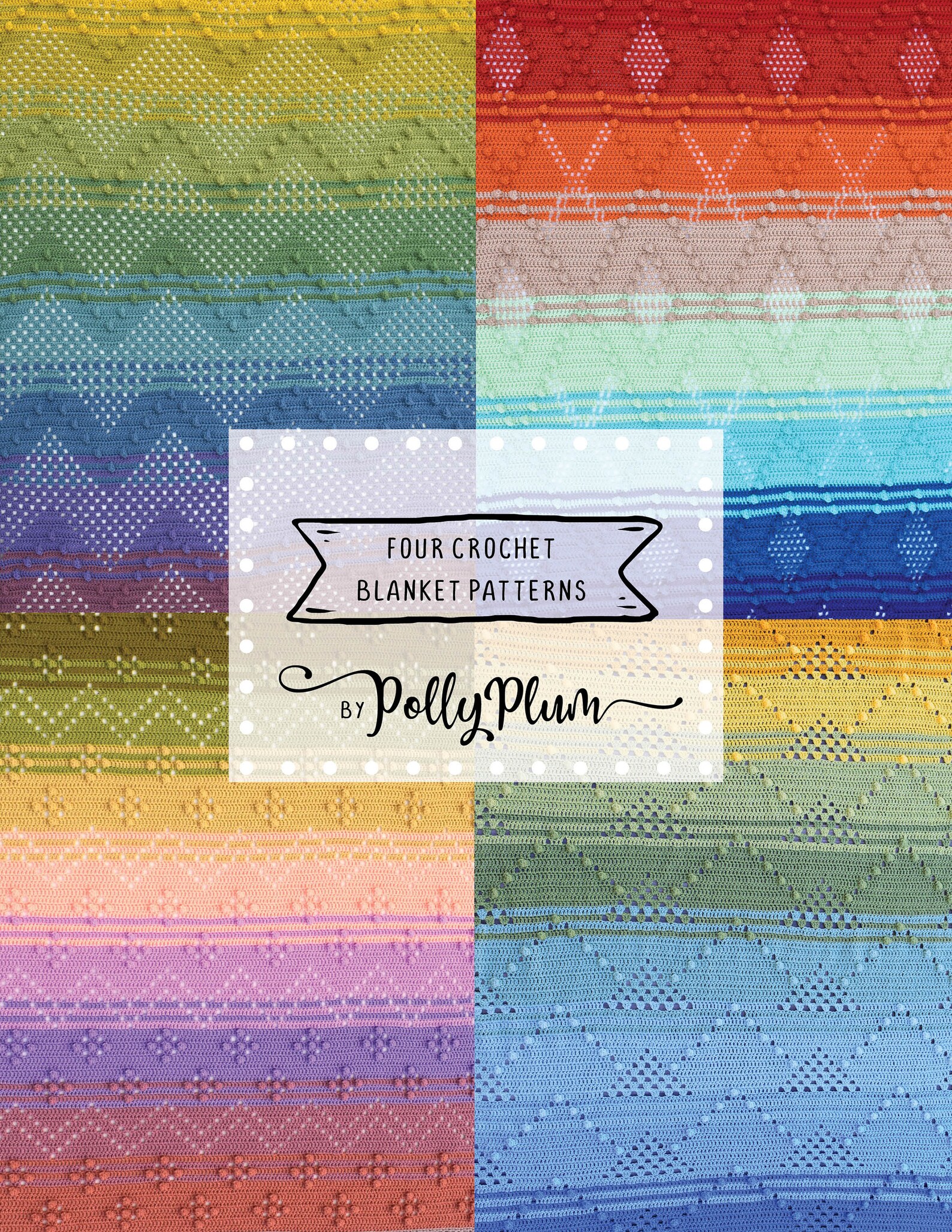 Crochet Pattern Popcorn Playground Four Unique Textured | Etsy