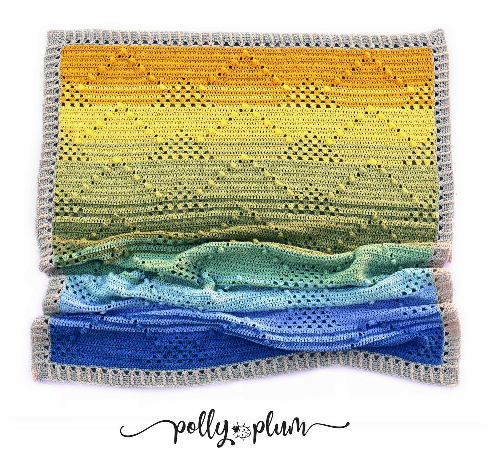 Crochet Pattern Popcorn Playground Four Unique Textured | Etsy