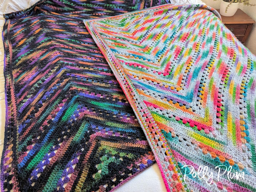 Crochet Pattern PDF - Vice Versa - Crochet Baby Blanket Afghan Throw ...