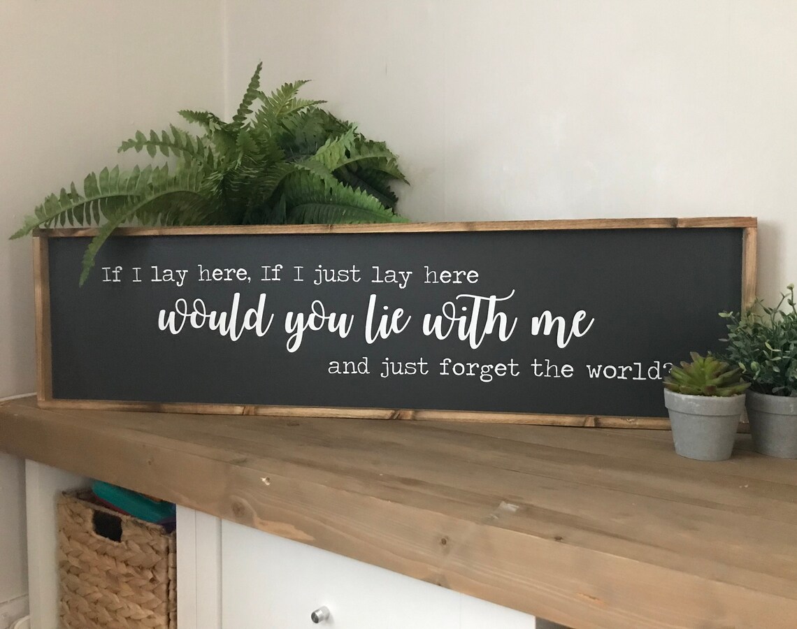 Handmade Wooden Rustic Sign Personalised Wood Sign Song - Etsy UK