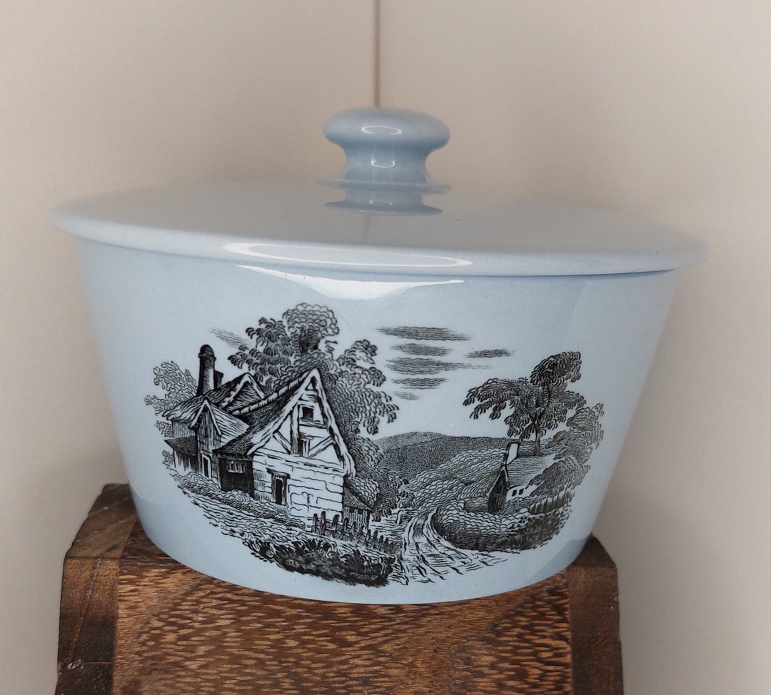 Copeland Spode Rural Scene Lidded Dish - Etsy