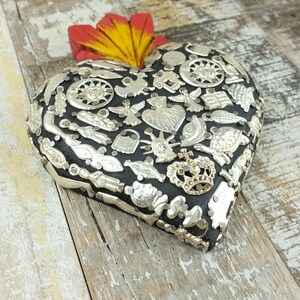 Mexican Wooden Milagros Heart Large Eclipse - Etsy