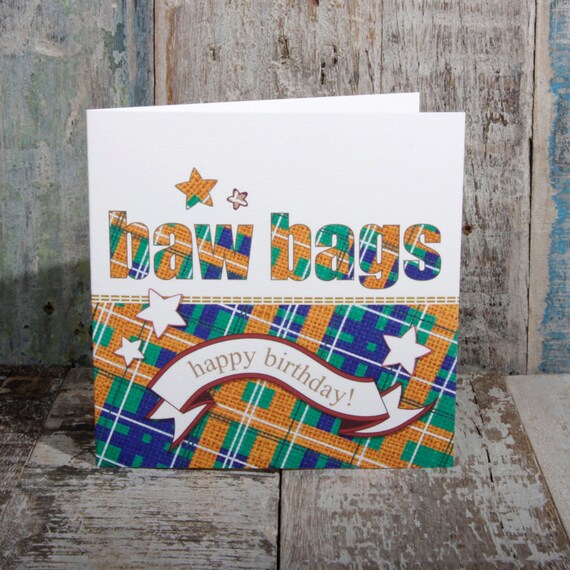 Greetings Card Baw Bags | Etsy