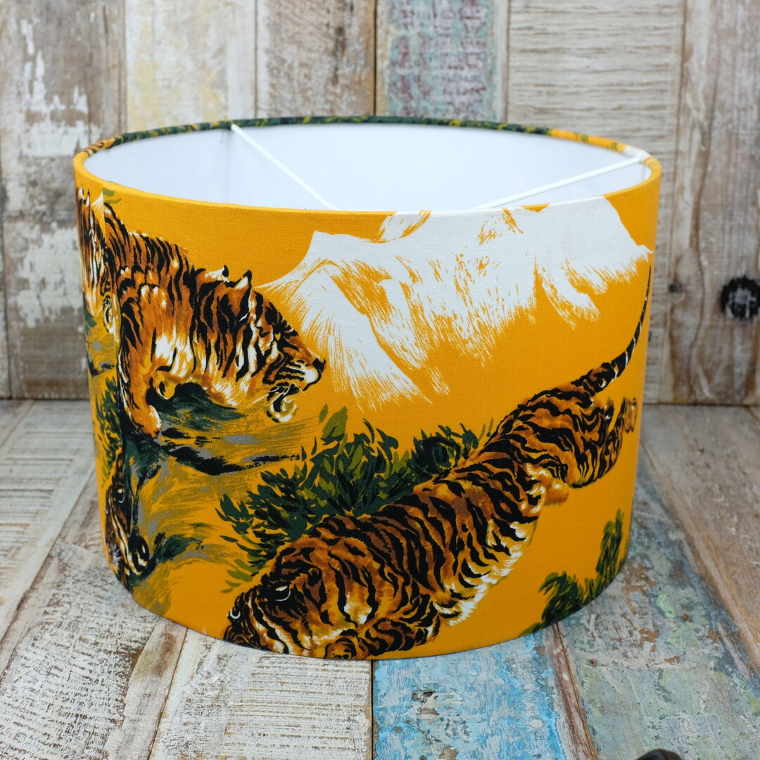 Lampshade Hanging CEILING - Tigers - Etsy