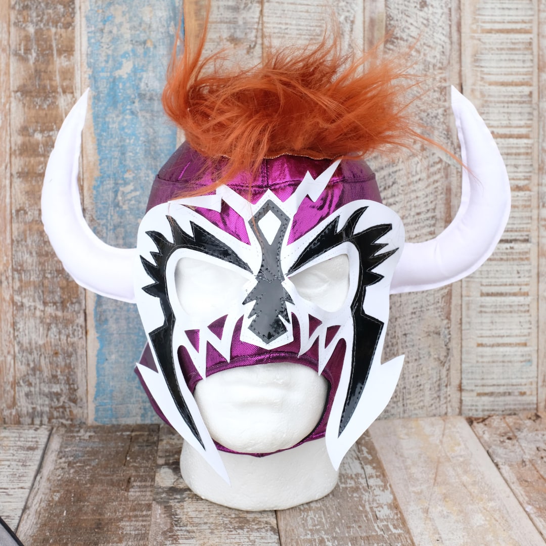 Mexican Lucha Libre Wrestling Mask - Psychosis Pink - Etsy UK
