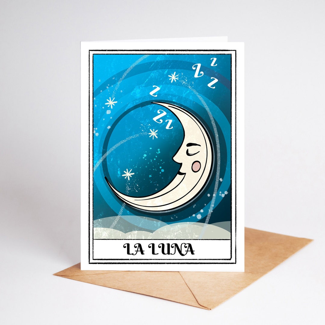 Greetings Card La Luna - Etsy