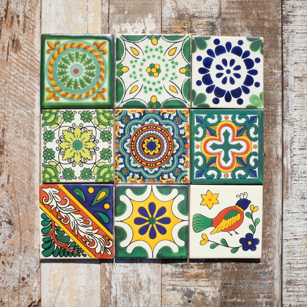 Tile Set of 9 Individual Tiles Large SANFRAN9 - Etsy UK