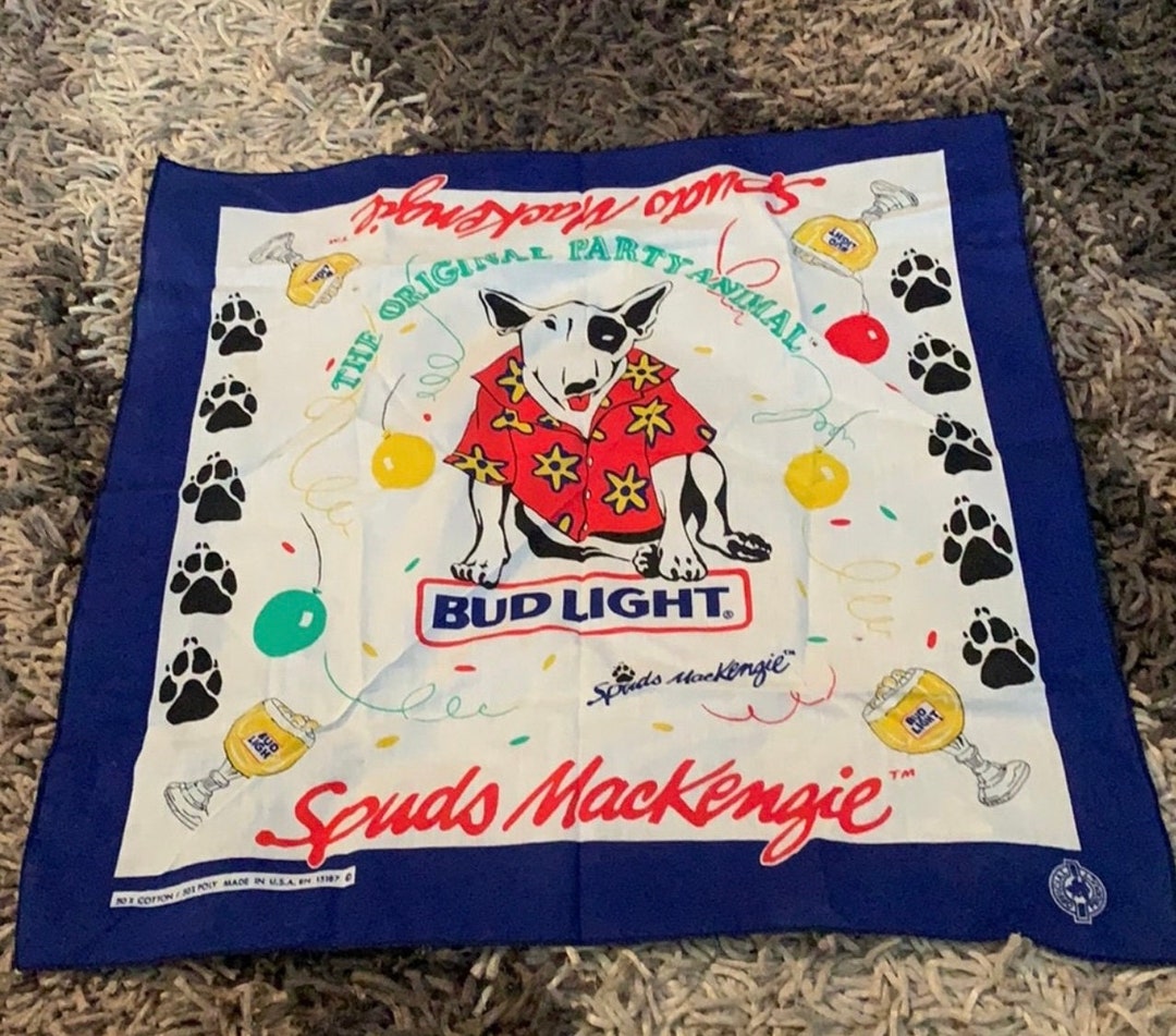 Vintage Spuds Mackenzie Bandana Good Cond - Etsy
