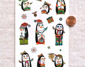 Mrs. Grossman's TURNOWSKY Christmas Stickers Collectible | 1 Full Sheet ...