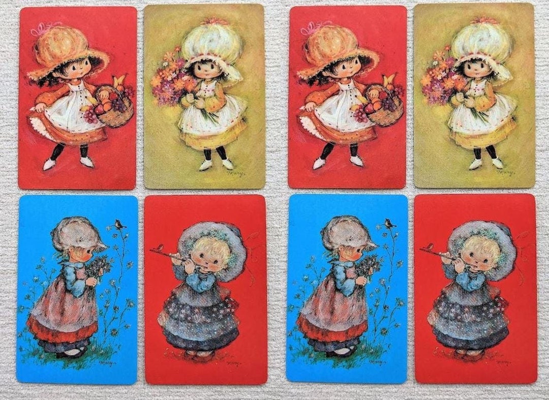 Vintage Mary HAMILTON Swap Cards Playing Cards YOU PICK | Hallmark ...