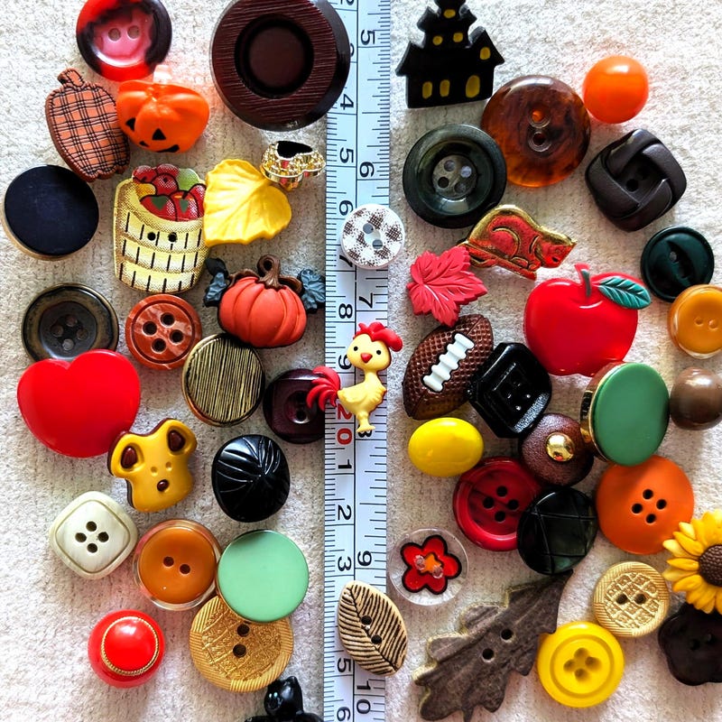 Thanksgiving Buttons - Etsy