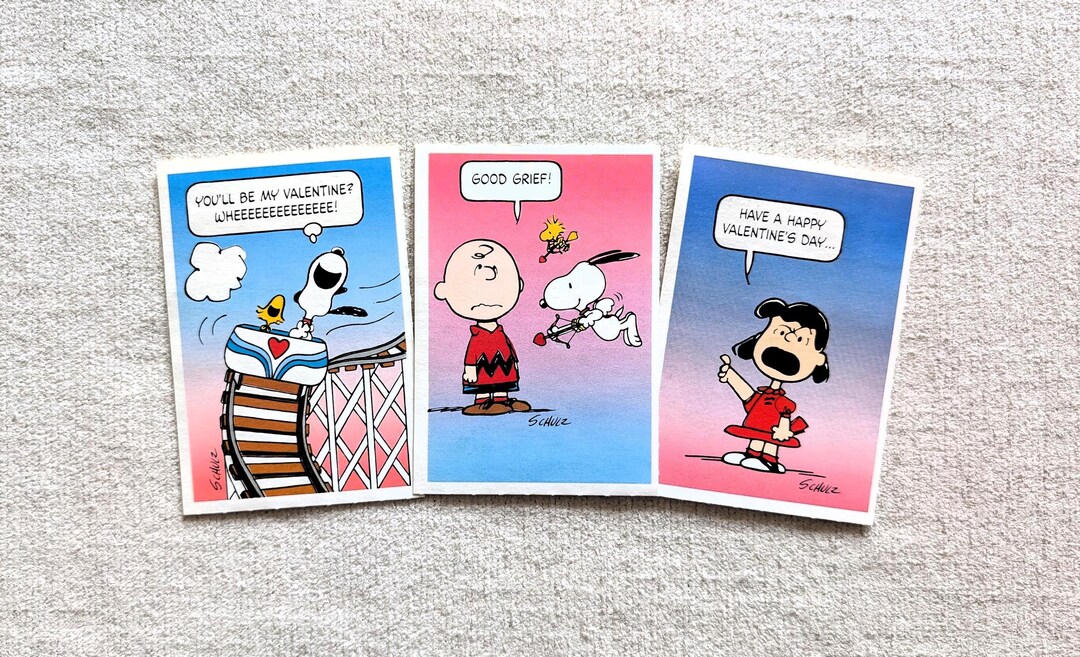 Unused Vintage PEANUTS Snoopy Valentine Greeting Card | YOU PICK ...
