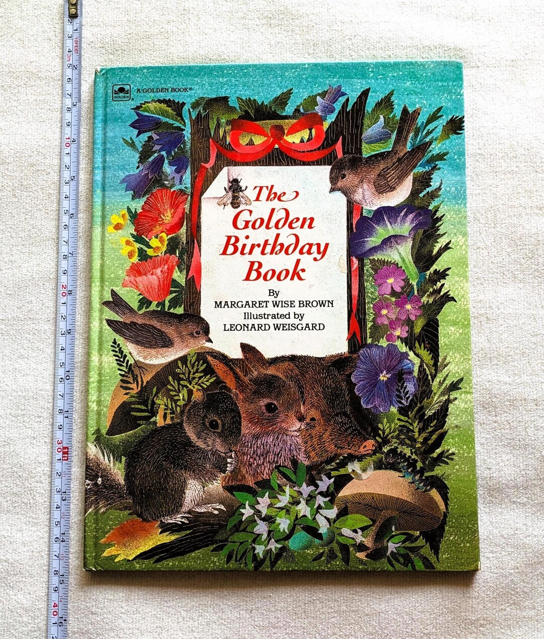 Vintage the GOLDEN BIRTHDAY BOOK Large Golden Book Illustrated ...