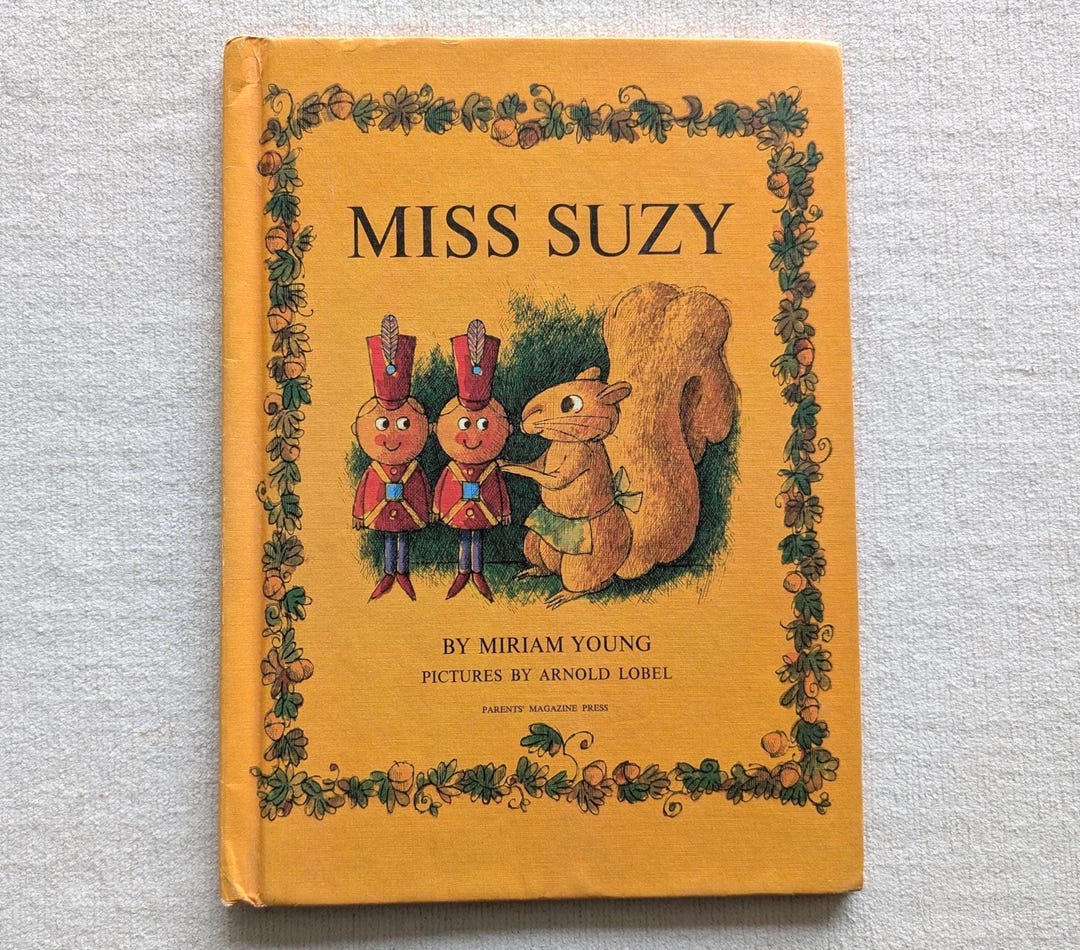 Vintage Children's Book MISS SUZY Squirrel 1964 | Miriam Young Arnold ...
