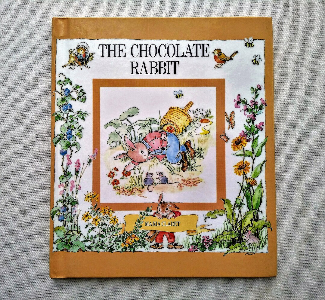Vintage Easter Chocolate Rabbit Children's BOOK Bunny Family How ...