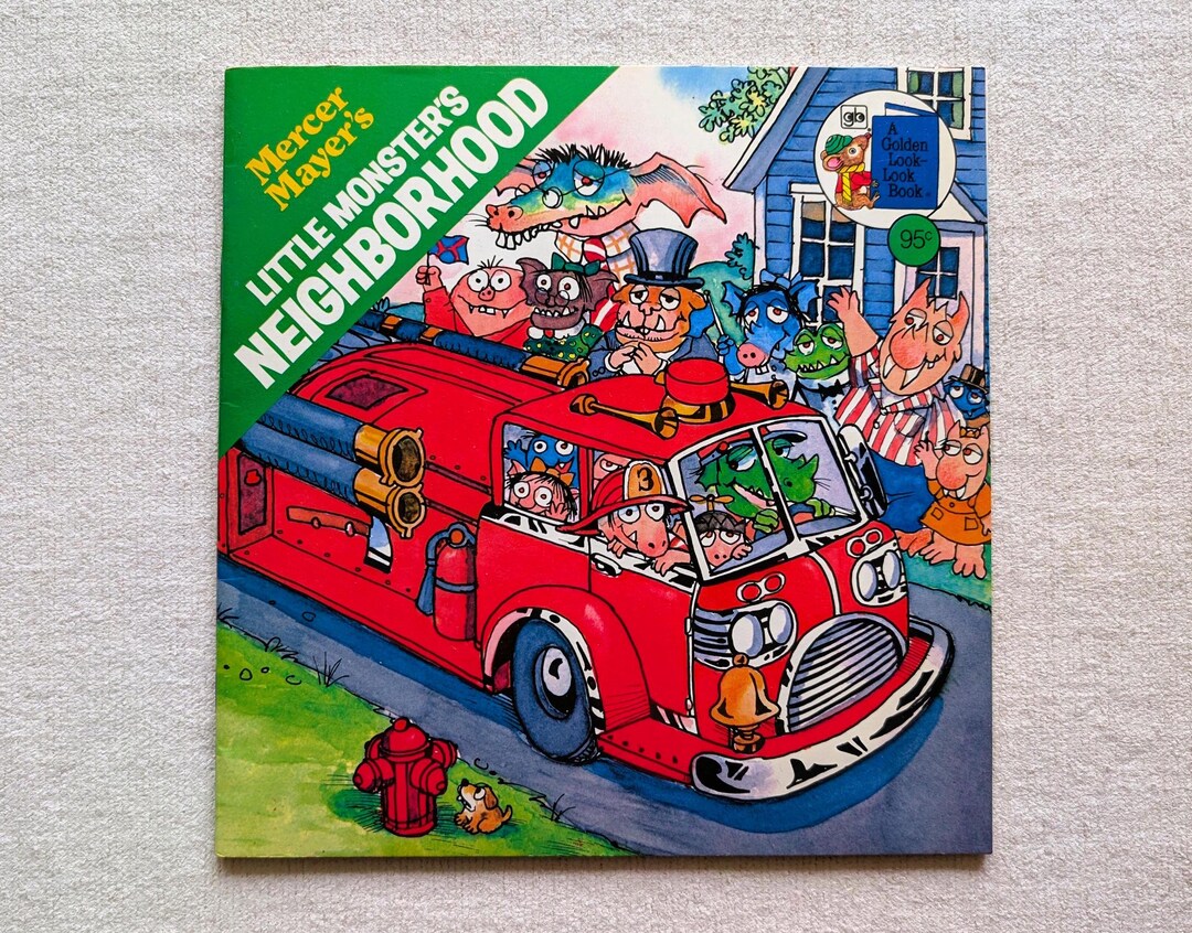 Vintage Little Monster's Neighborhood by MERCER MAYER | Trollusk ...