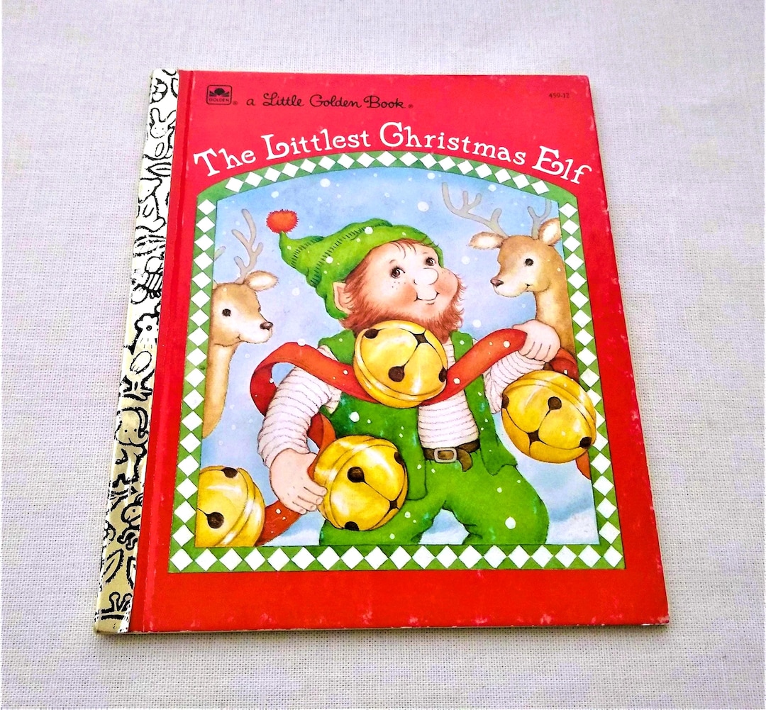 Vintage the LITTLEST CHRISTMAS ELF Book | Little Golden Book by Nancy ...