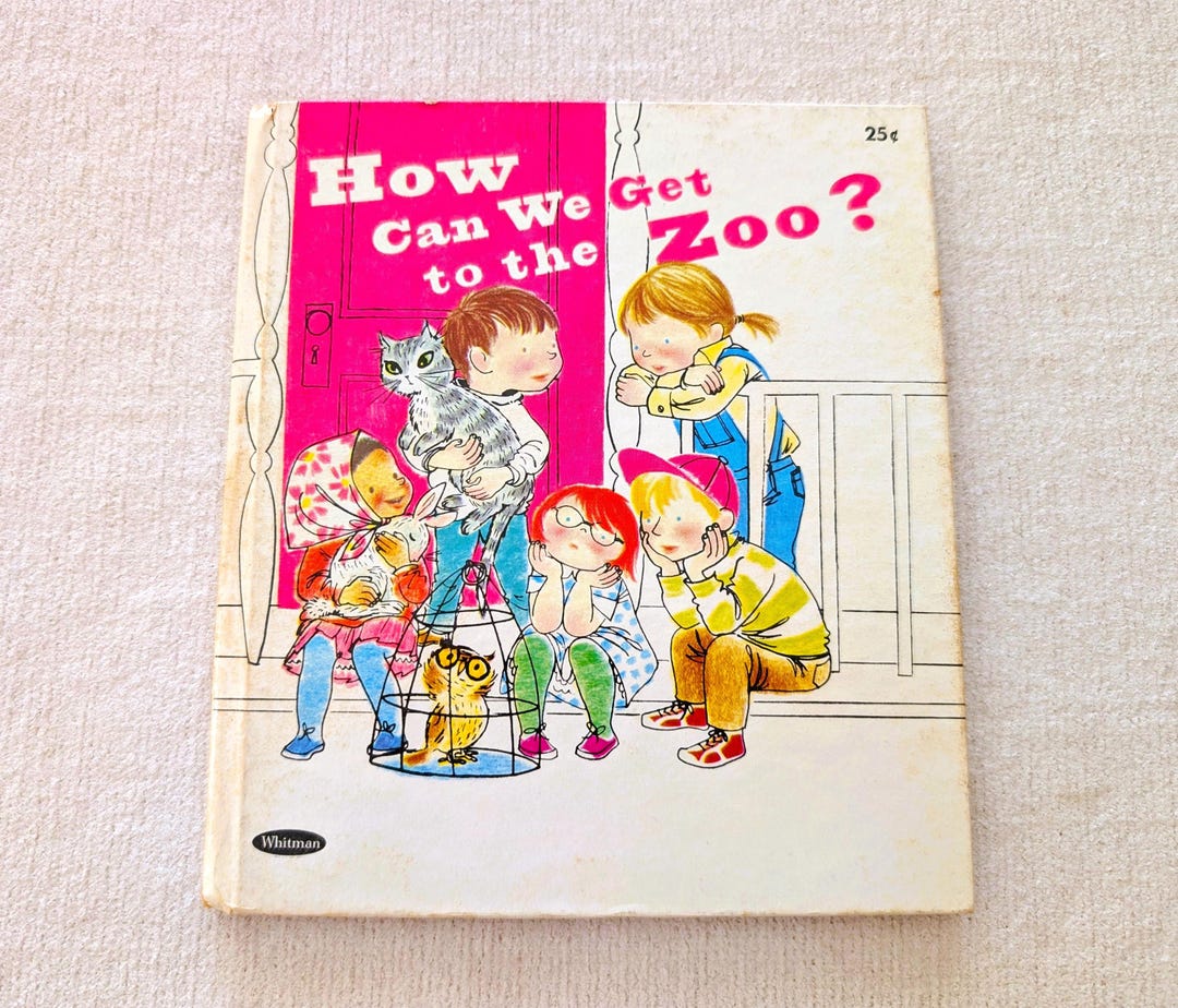 Vintage Children's BOOK How Can We Get to the ZOO 1966 | Irma Joyce ...