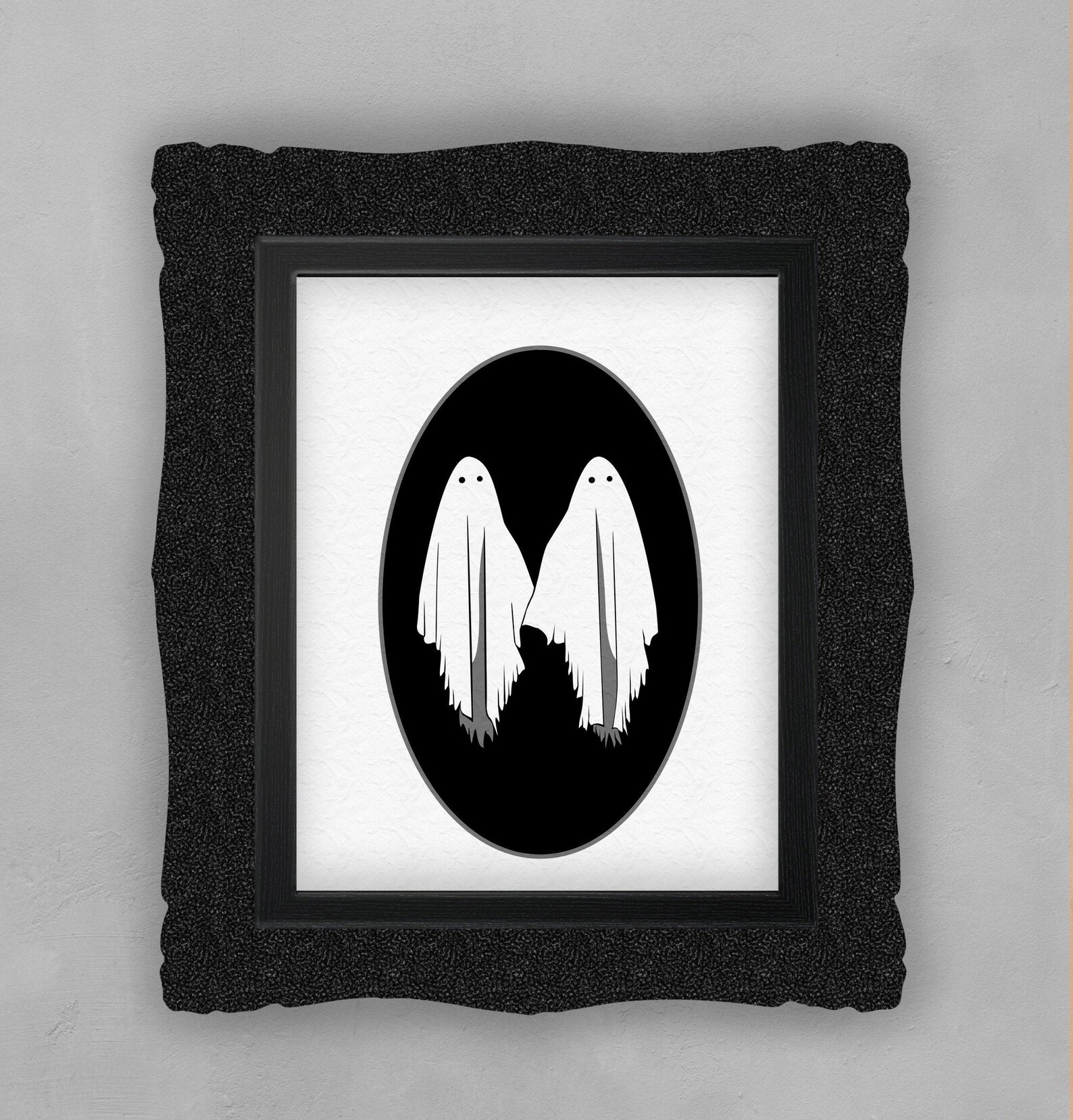 Ghoul Friends Digital Art Printable -- Instant Download - Etsy