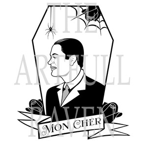Gomez Addams Printable/svg, the Addams Family -- Instant Download - Etsy