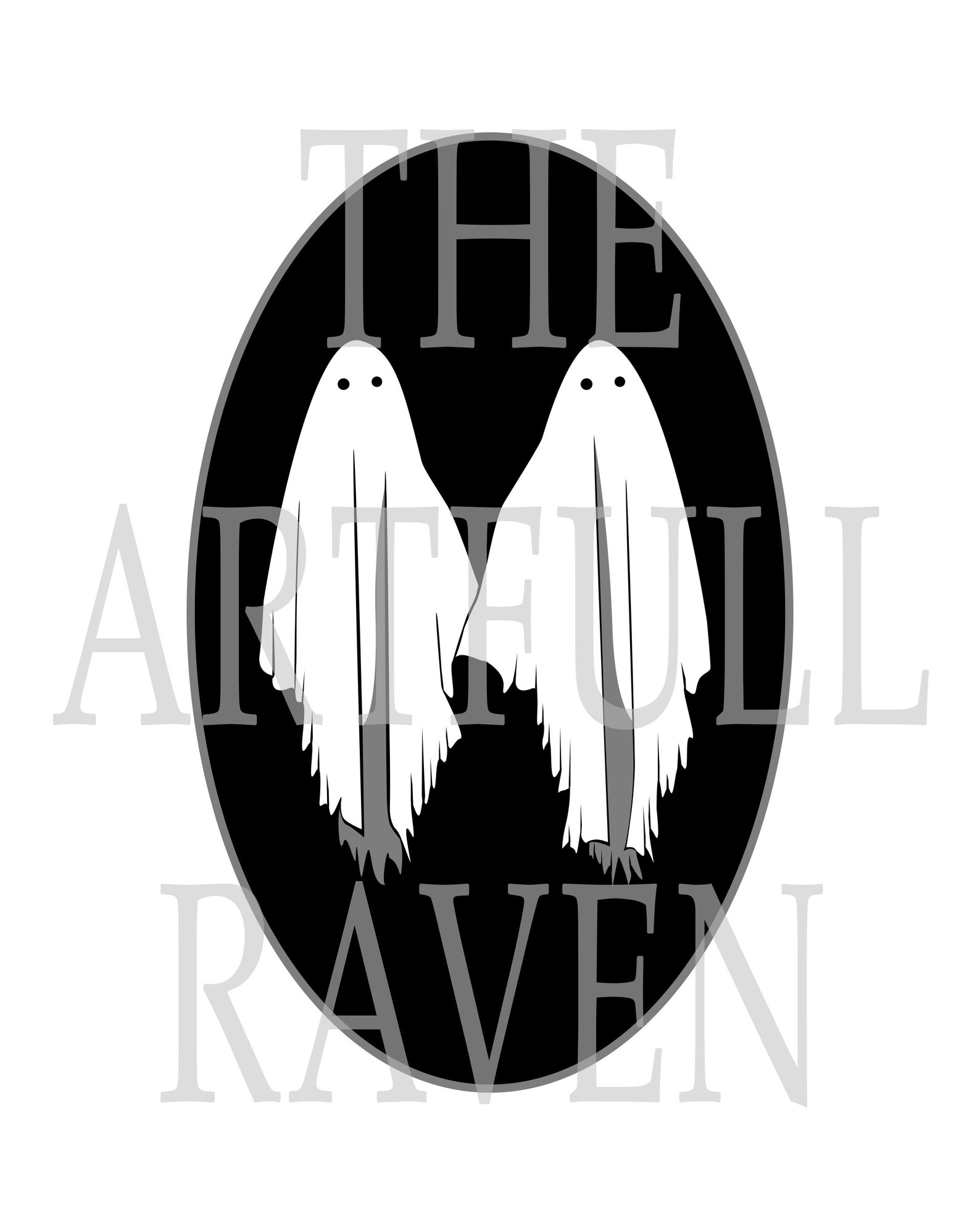 Ghoul Friends Digital Art Printable -- Instant Download - Etsy