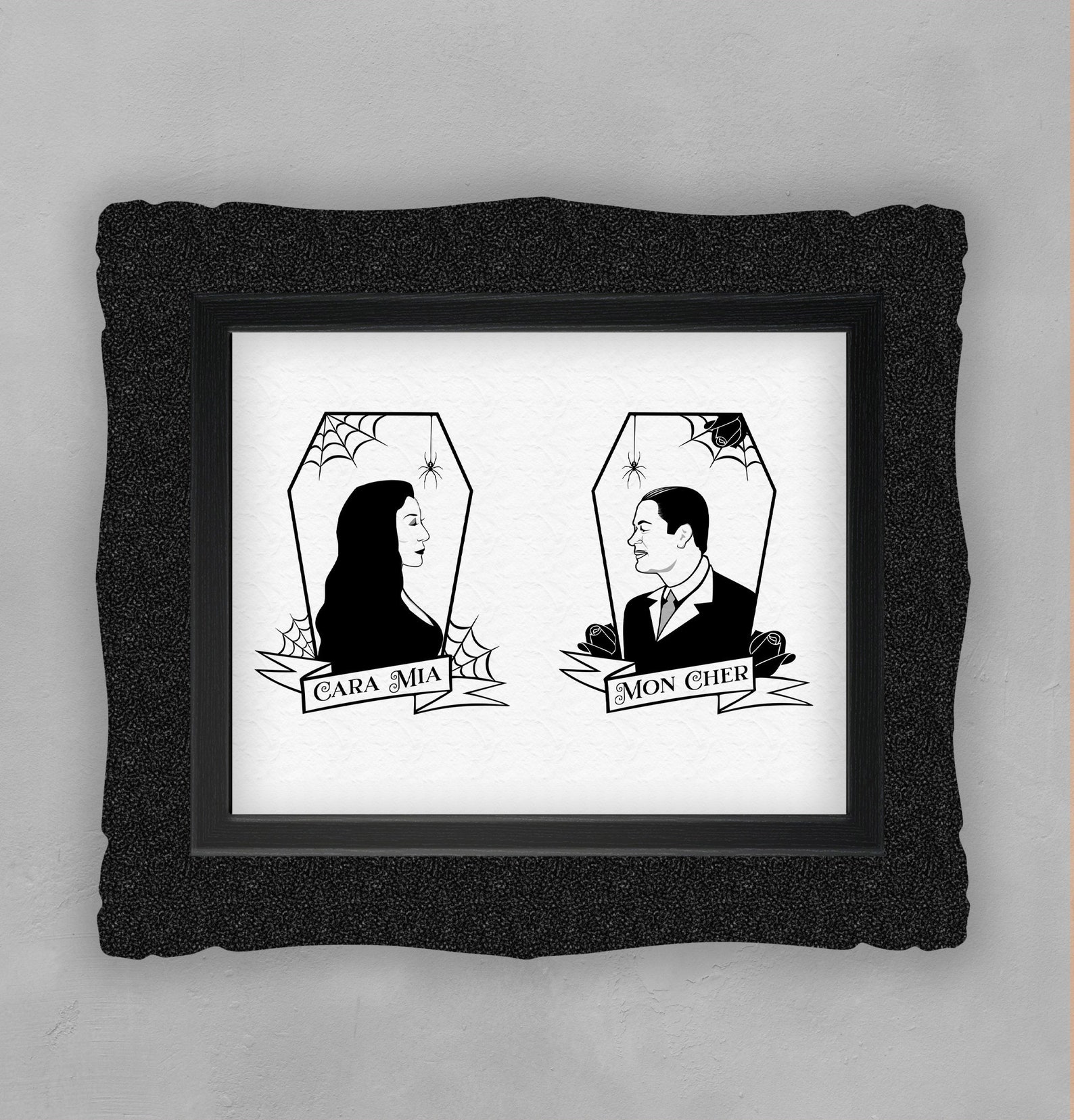 Gomez and Morticia Addams Printable/svg, the Addams Family -- Instant ...