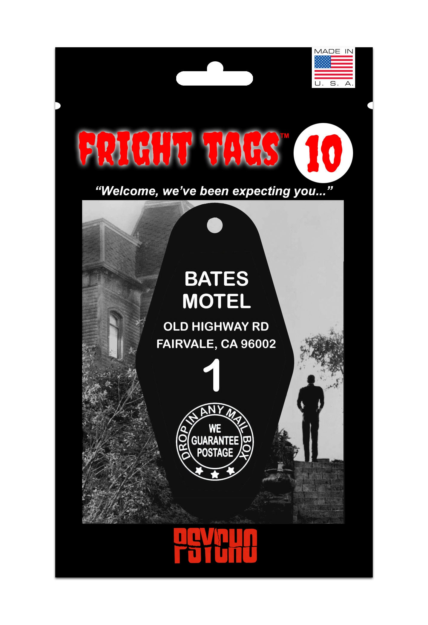 Psycho: Bates Motel Key Tag [ Fright Tags ] - Etsy
